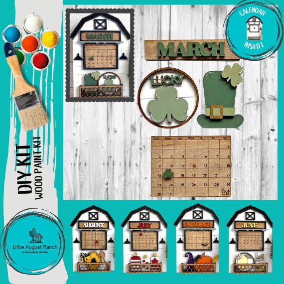 March 2025 Calendar Insert for our Interchangeable Base - DIY Wood Bla ...
