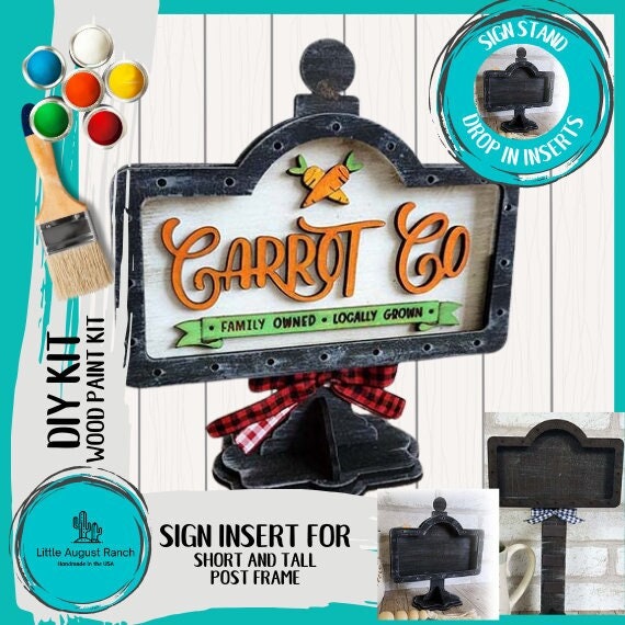 Carrot & Co Insert - DIY Interchangeable Sign – Little August Ranch