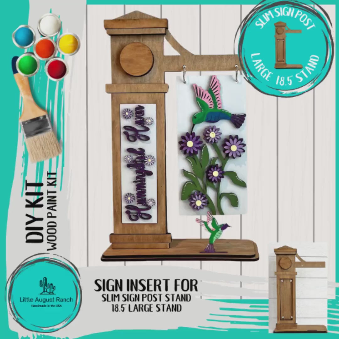 Butterfly Add-on for Slim Sign Post Holder- DIY Wood Blanks for Crafti ...